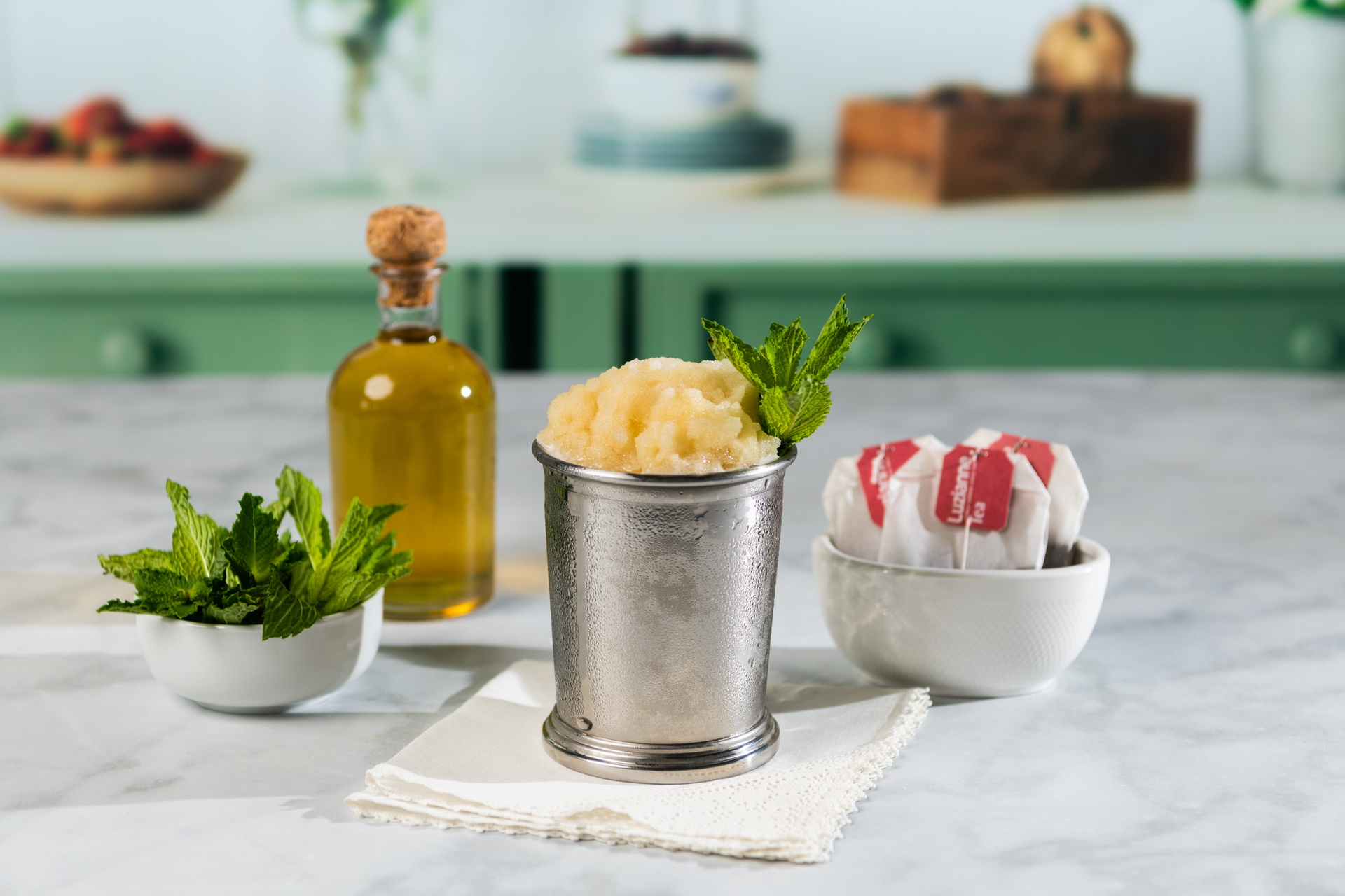 Frozen Sweet Tea Mint Julep Recipe - Reily Products
